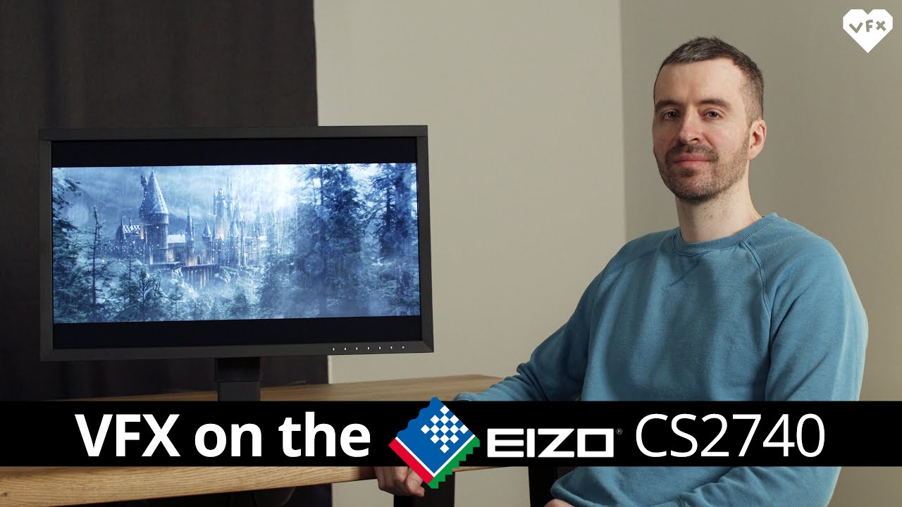 VFX on the EIZO CS2740 - YouTube
