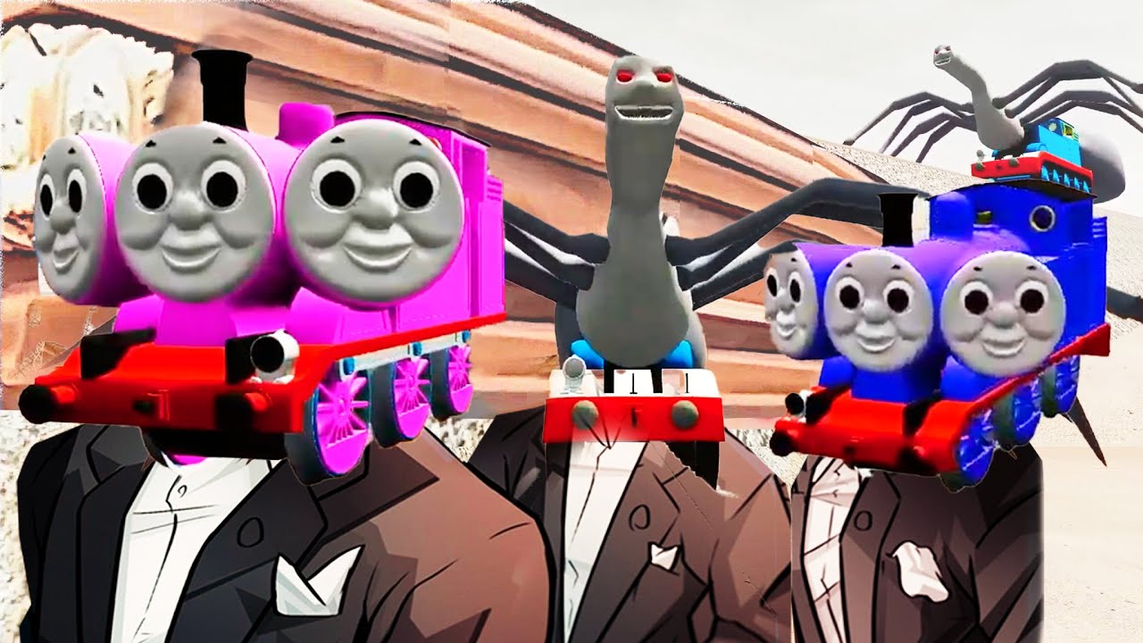 Thomas The Tank Engine vs Cursed Thomas | BeamNG.Drive | COFFIN DANCE ...