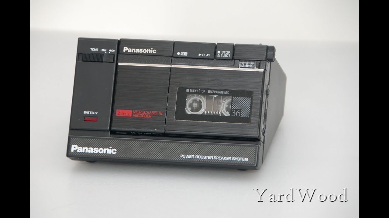 Microcassete recorder Panasonic RN-36 - YouTube