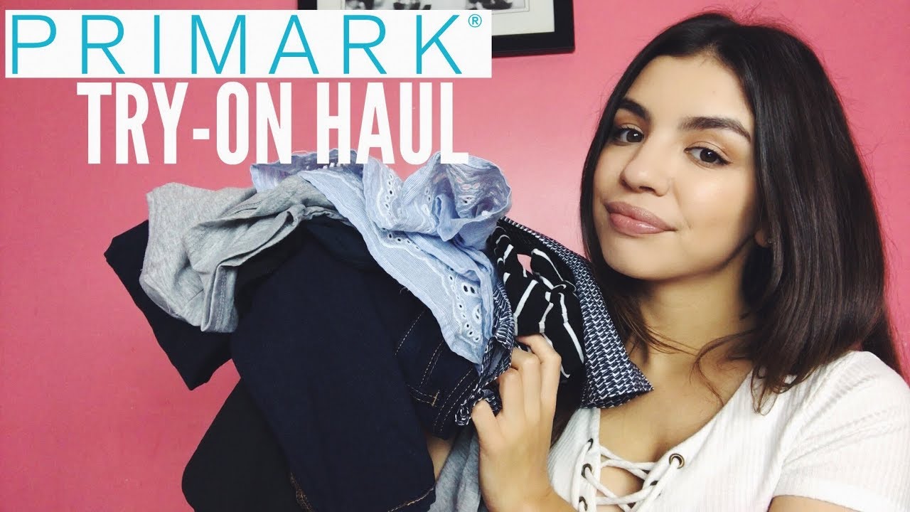 MY FIRST PRIMARK HAUL | TRY-ON CLOTHING HAUL 2017 - YouTube