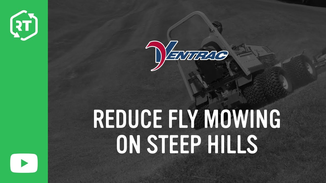 Reduce Fly Mowing on Steep Hills - YouTube