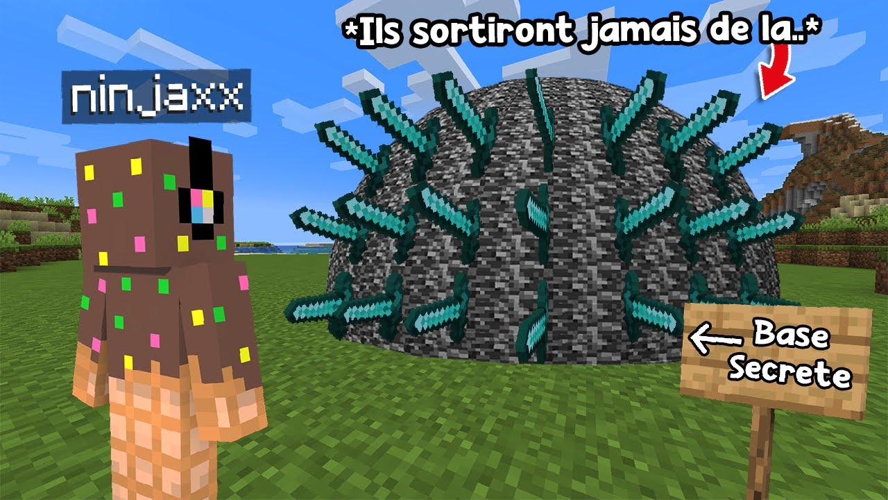 J'ai enfermé des YouTubers dans une Base Secrète sur Minecraft.. - YouTube