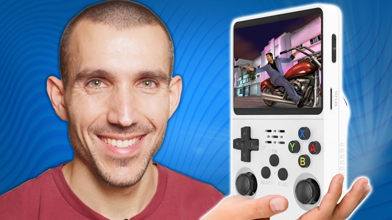 Steam-Spiele auf 27€ "Retro-Gameboy" R36S zocken - YouTube