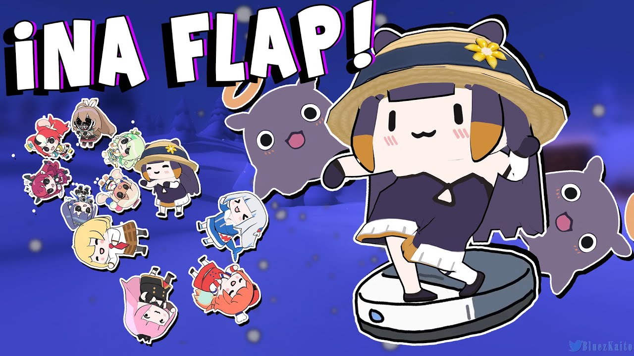 Usagi Flap but it's Smol Ina Flap.. for Christmas! 🎶 - YouTube