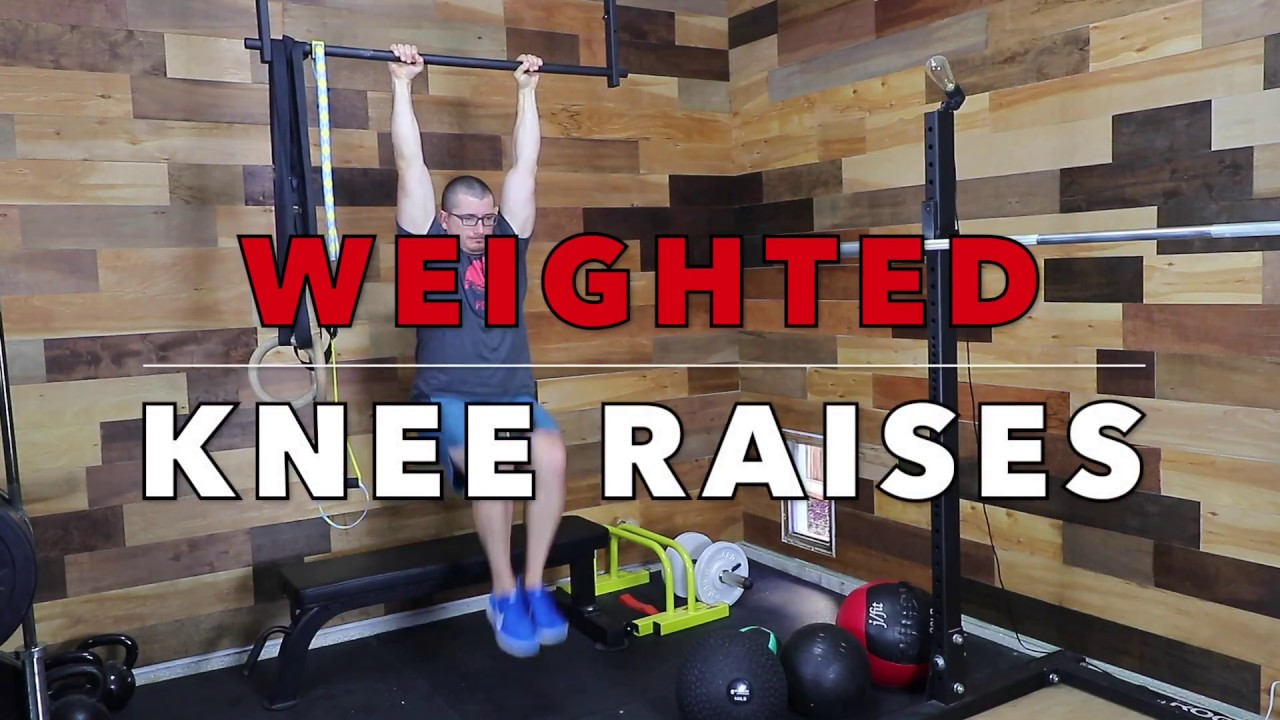 Weighted Knee Raises - YouTube