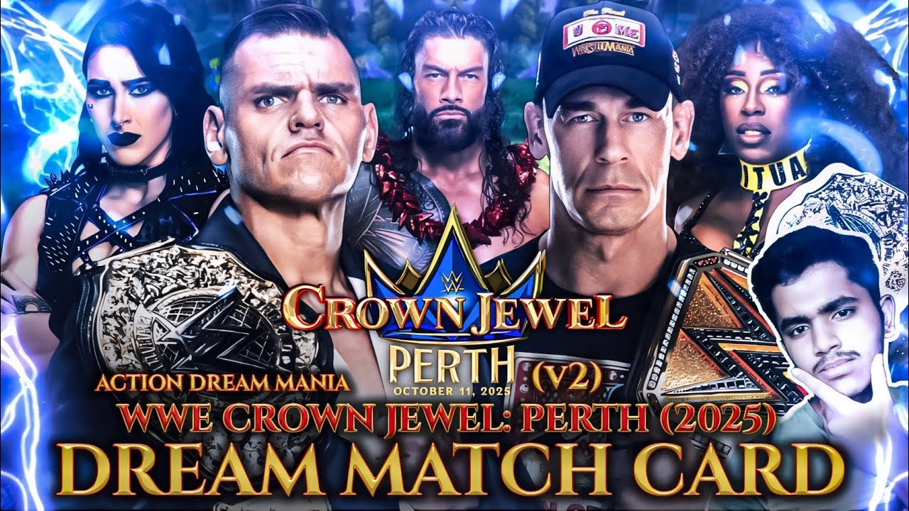 WWE Crown Jewel: Perth 2025 Dream Card (v2) | My Dream Match Card ...