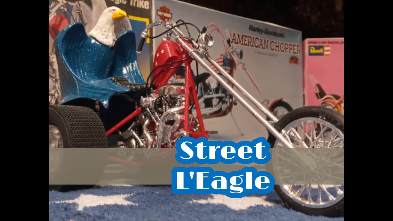 Vintage Chopper and Trike Model Kits 1/12 scale - YouTube
