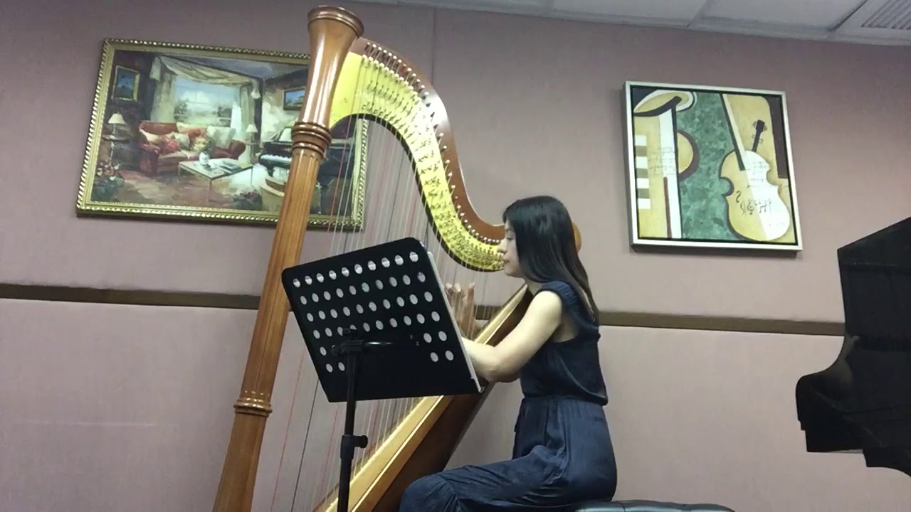 The Ash Grove (Llwyn Onn). ABRSM Grade 3 Harp Exam Piece. Sam Khan簡可怡 ...