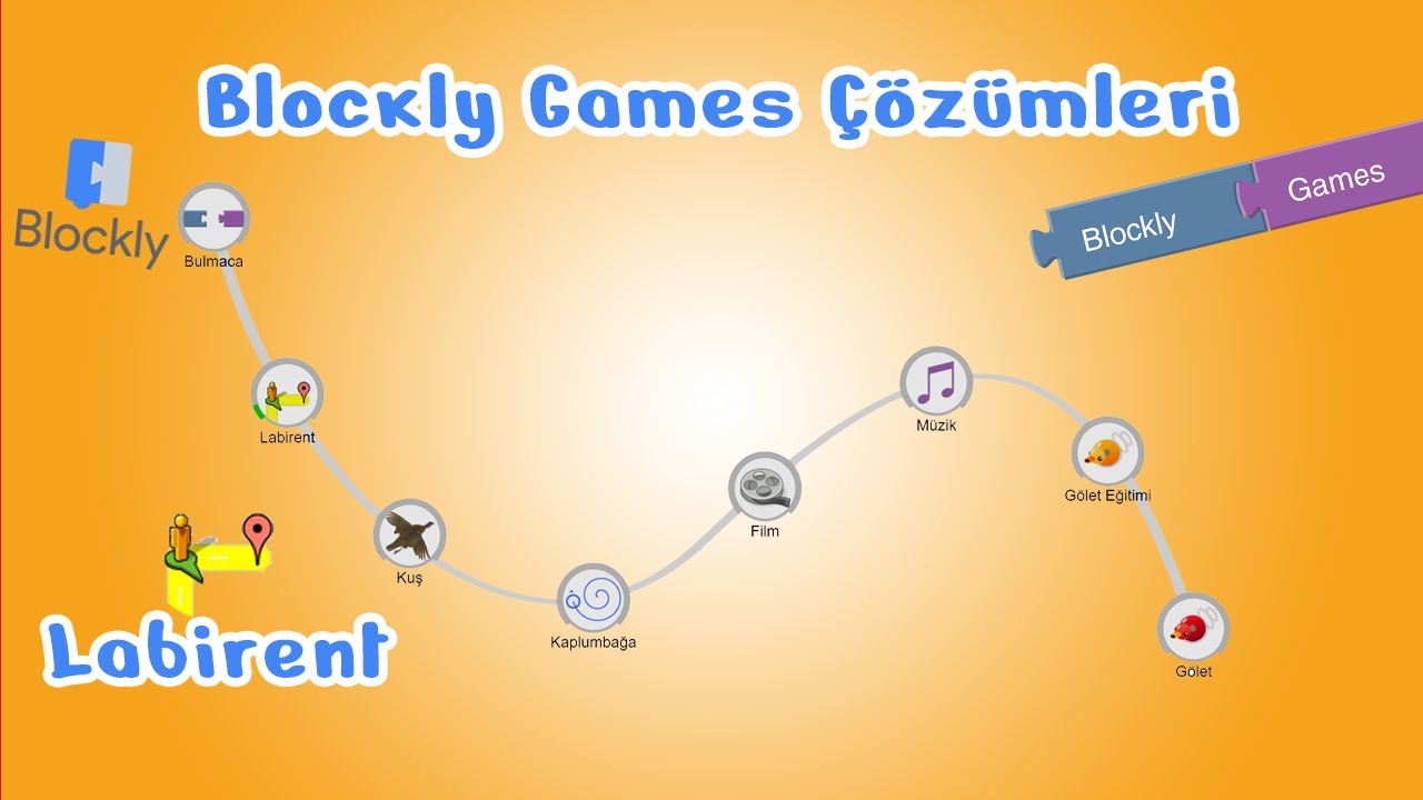 Blockly Games – Labirent (Maze) Tüm Seviyeler Çözümü | Adım Adım ...