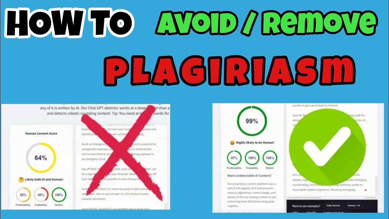 How to avoid Plagiarism | Paano Alisin ang Plagiarism sa article - YouTube