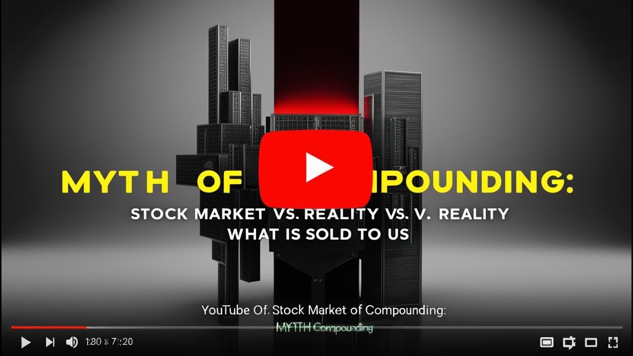 Myth of Compounding: Stock Market Vs reality Vs what is sold to us - YouTube
