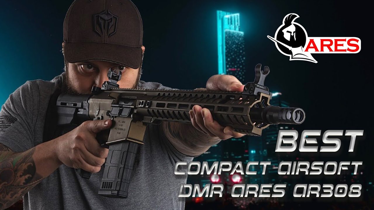 Best Compact DMR ARES Airsoft AR308 - RedWolf Airsoft RWTV - YouTube