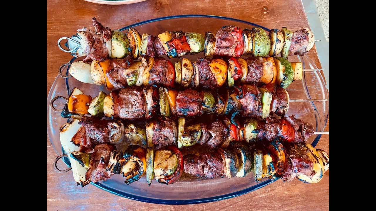 Brocheta o Alambres de filete de res - YouTube
