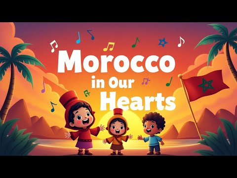 Morocco National Animation kids song / أغنية الأطفال الوطنية المغربية