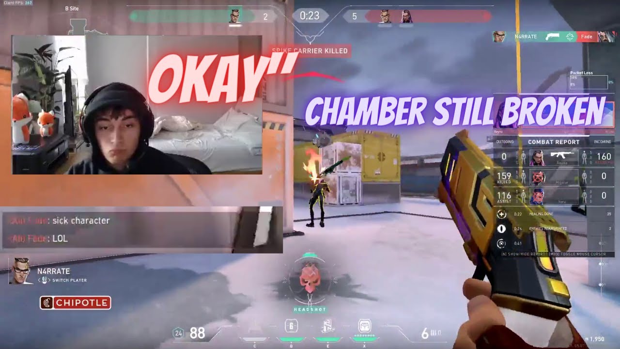 100t Asuna Reacts to Chamber Main / Chamber is Still Broken - YouTube