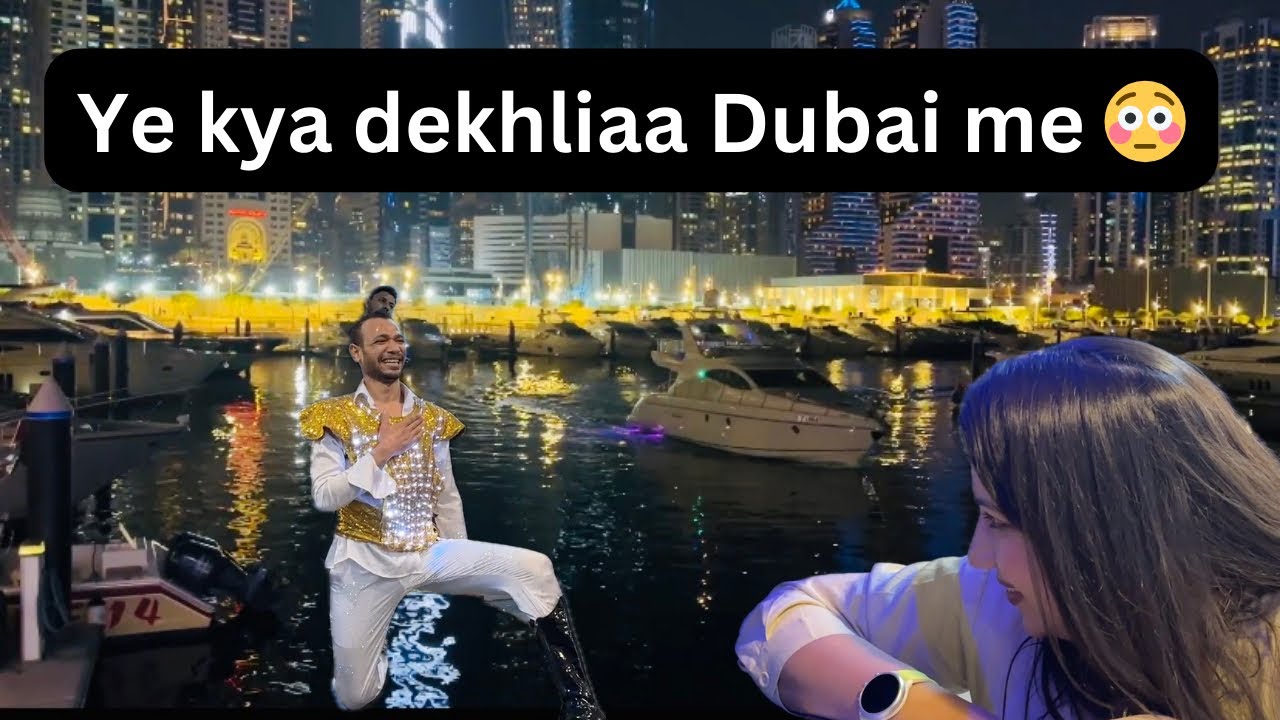 Dubai Marina Cruise | Piyush & Divya | Dubai Ep-3 - YouTube