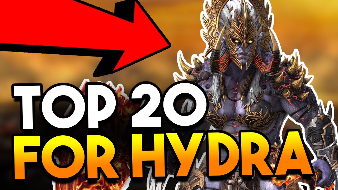 The TOP 20 HYDRA CHAMPIONS in Raid: Shadow Legends - YouTube