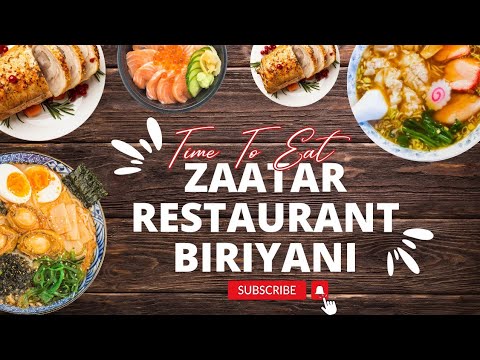 Zaatar Restaurant | Newly Opened In Qatar | Mutton Biriyani - YouTube