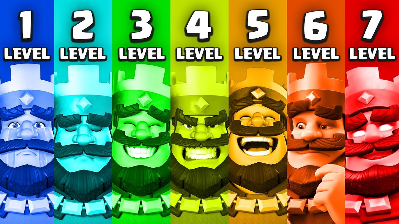 The 7 Levels of Clash Royale - YouTube