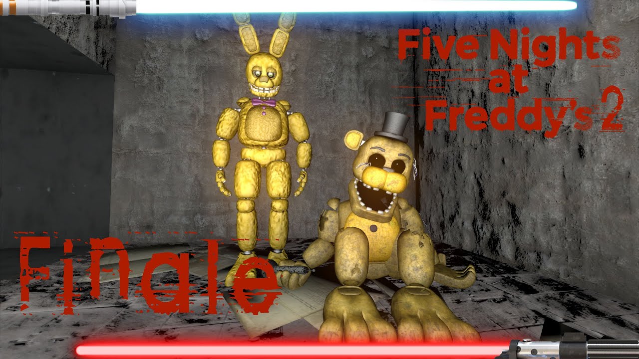 FNaF Doom mod 2 (CO-OP) Золотой финал |13| - YouTube