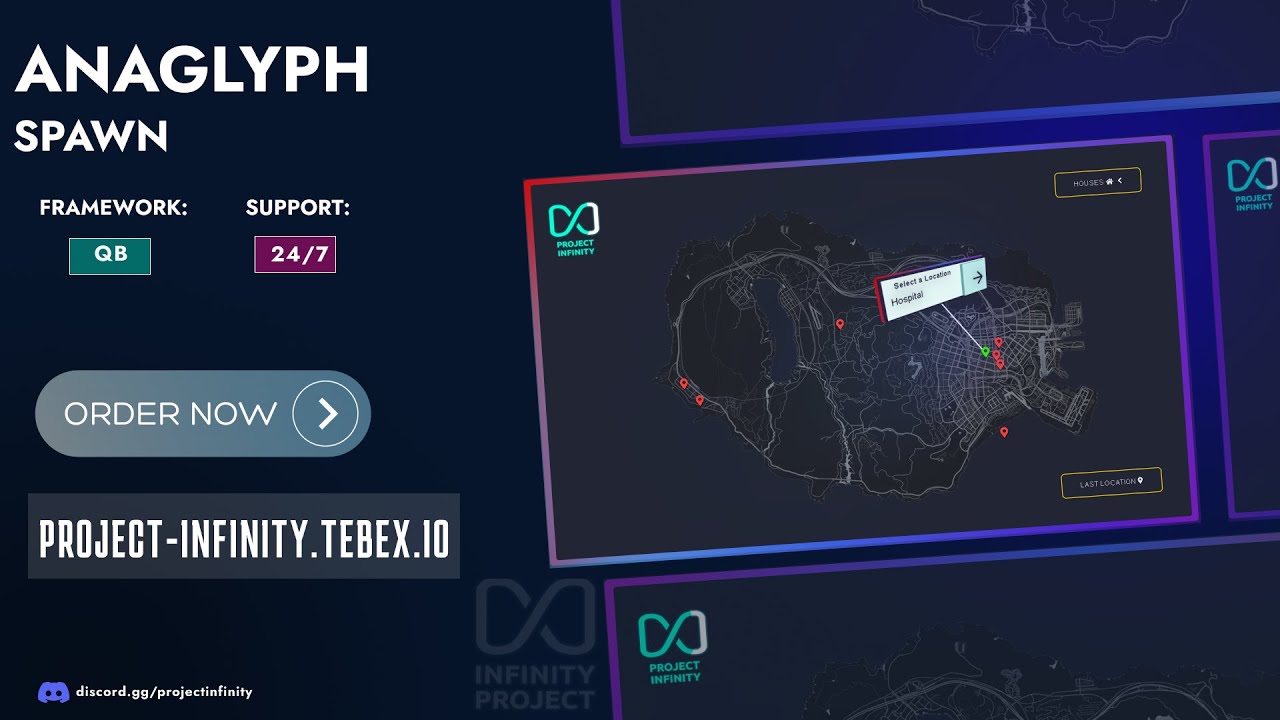 QBCORE - INFINITY ANAGLYPH SPAWN (Very Optimized & New Design) [FIVEM ...
