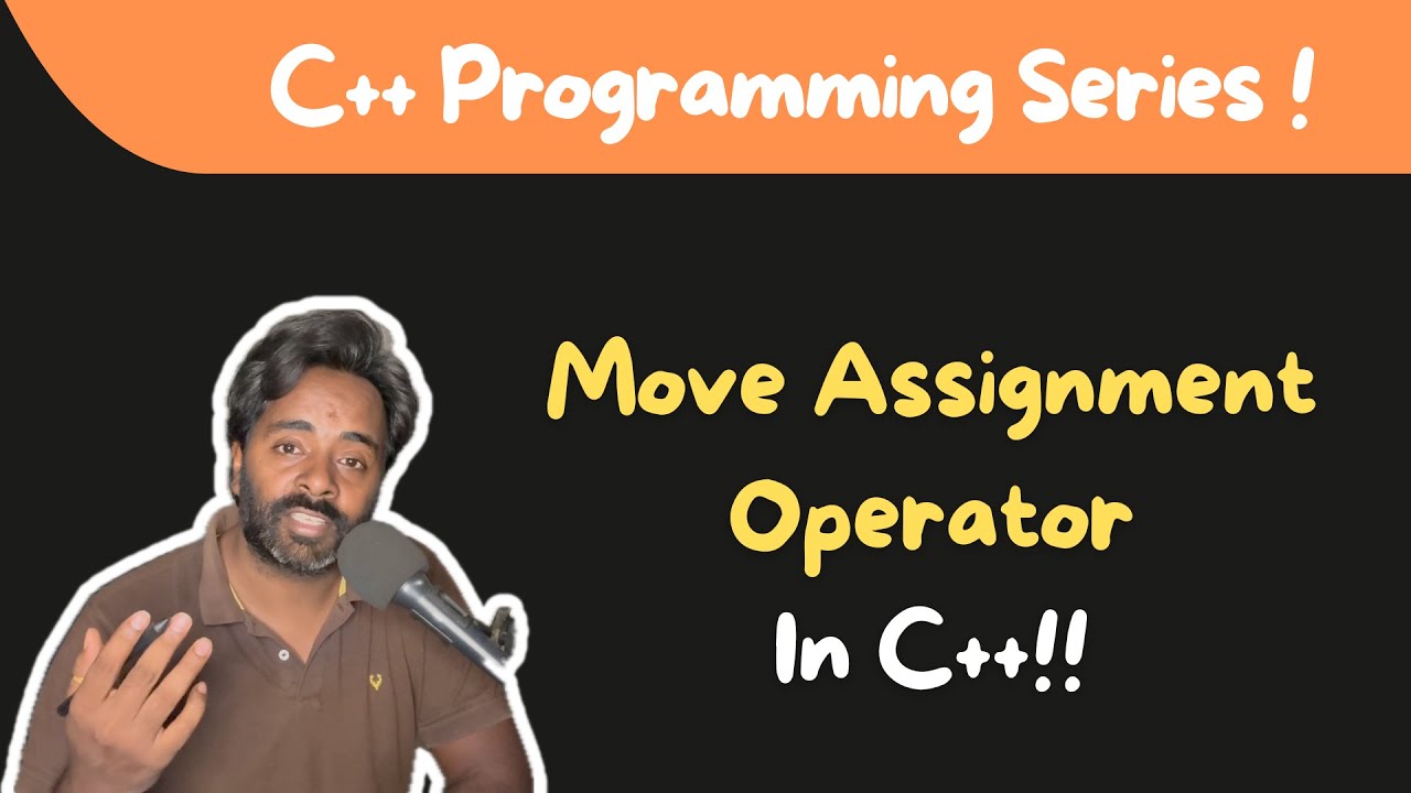 Move Assignment Operator C++ - YouTube