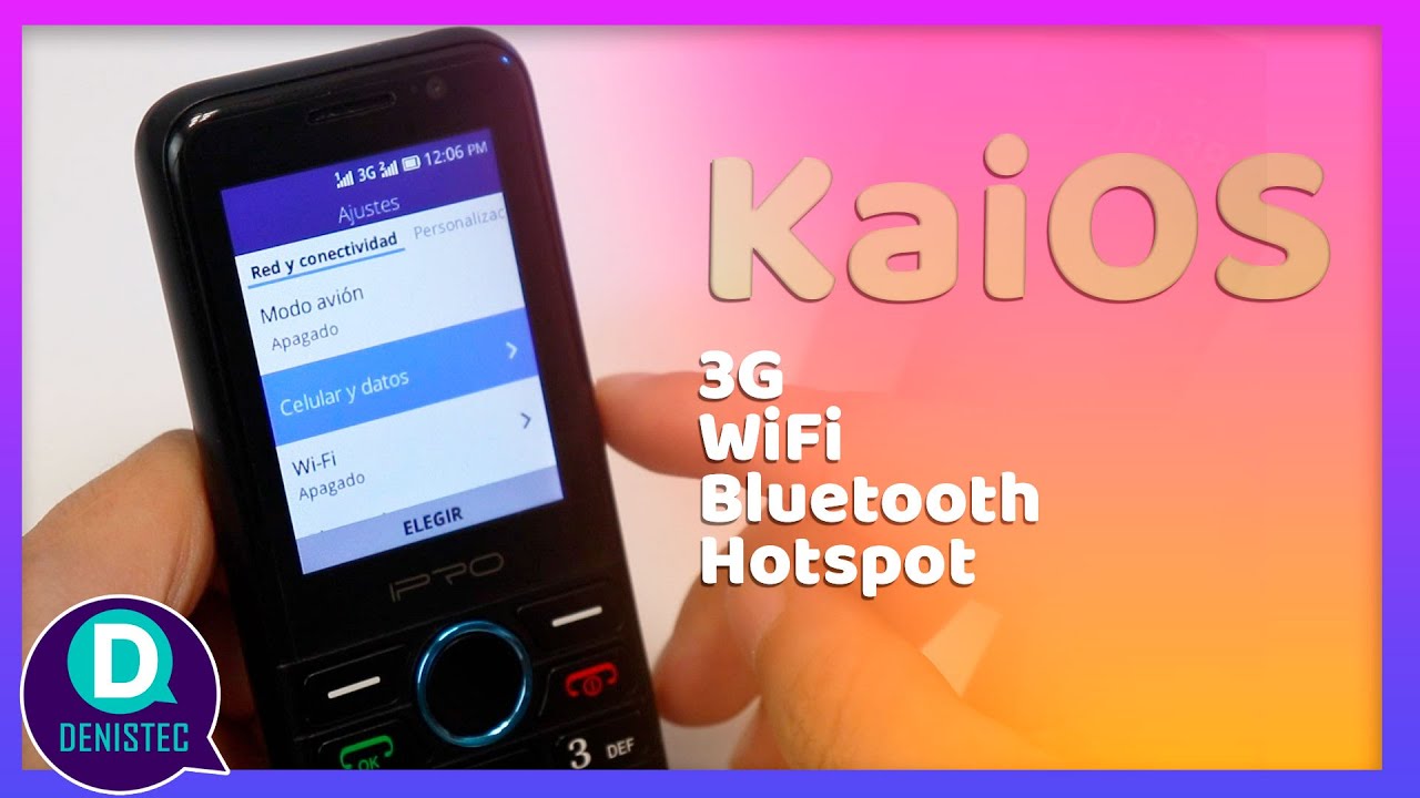 KaiOS: Internet 3G, WiFi, Hotspot y pruebas de velocidad 🔥 - YouTube