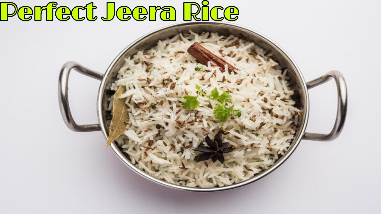 Perfect Zeera Rice with two ingredients only/ Jeera rice easy recipe ...