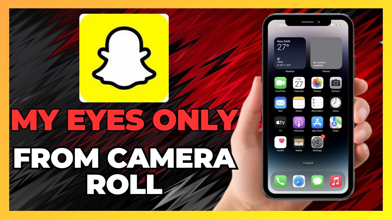How To ADD VIDEOS to My Eyes Only on Snapchat From Camera Roll - 2025 - YouTube