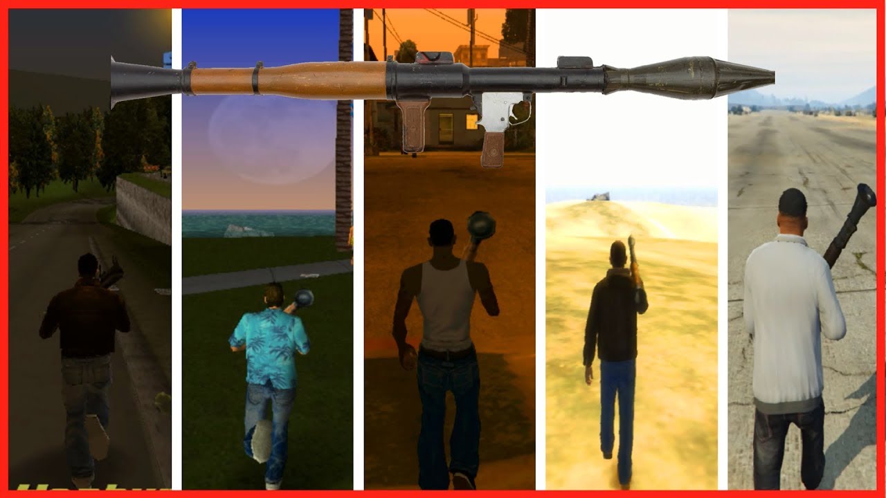 WHICH IS BEST RPG IN ALL GTA? | EVOLUTION OF RPG IN GTA GAMES 2020 (GTA ...