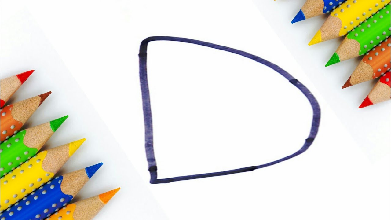 Easy Drawing ! How To Draw Turtle from Letter D step by step - doodle ...