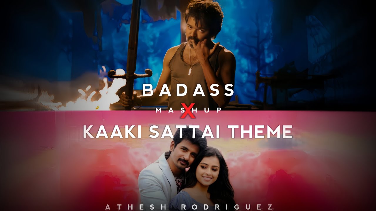 Badass X Kaaki Sattai Theme - Mix - Athesh - YouTube