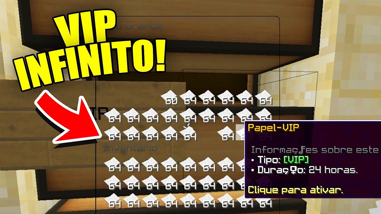 ⭐Minecraft : Farmei 300 dias de VIP em 30 minutos! - YouTube