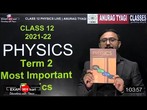Cbse Term 2 Class 12 Physics Most Important Chapterwise Topics | Anurag ...