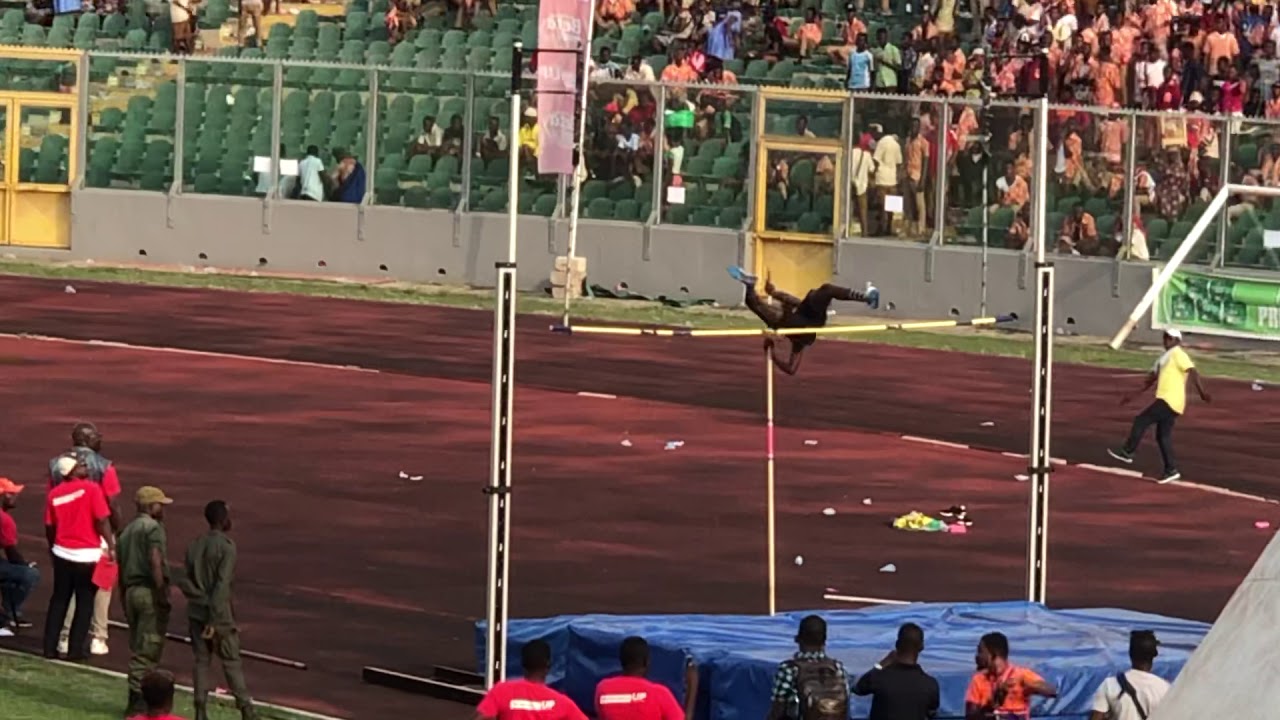 Wow..Victoria Adu of Aduman SHS sets a record of 2.79m - YouTube