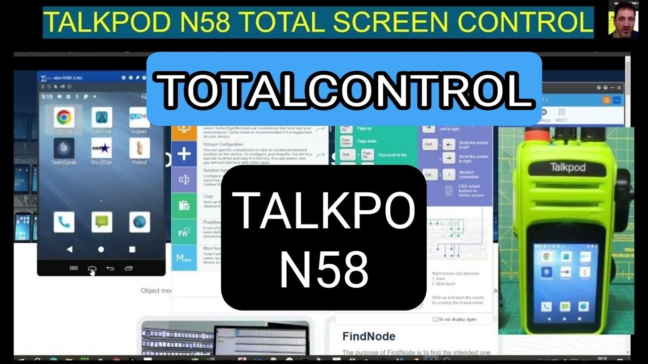 TALKPOD N58 - TOTAL SCREEN CONTROL - YouTube