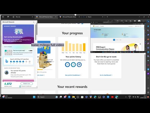 How to earn microsoft rewards points . complete detailed video # ...