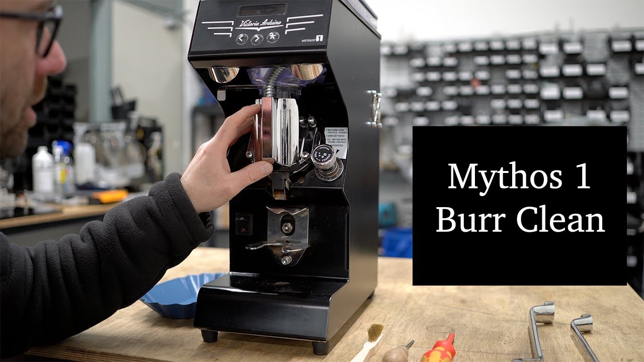 Mythos One Burr Cleaning - YouTube