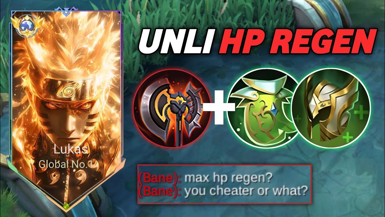 WHEN LUKAS ABUSE THIS UNLIMITED LIFESTEAL & HP REGEN HACK BUILD ...