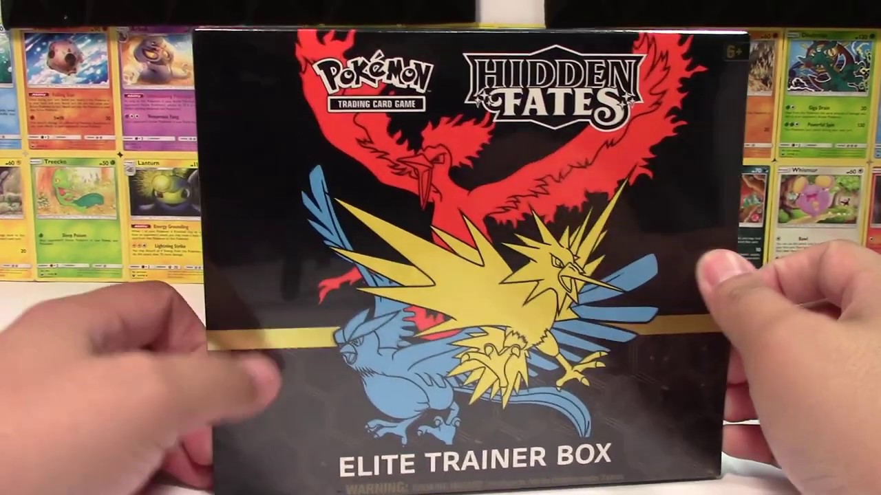 Pokemon Hidden Fates Elite Trainer Box Unboxing #2 - YouTube