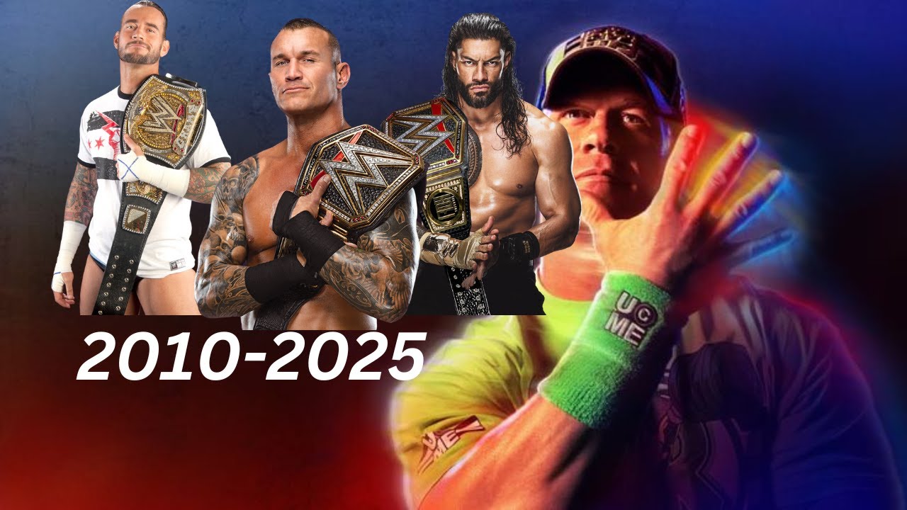ALL WWE CHAMPIONSHIP REIGNS FROM 2010-2025 - YouTube