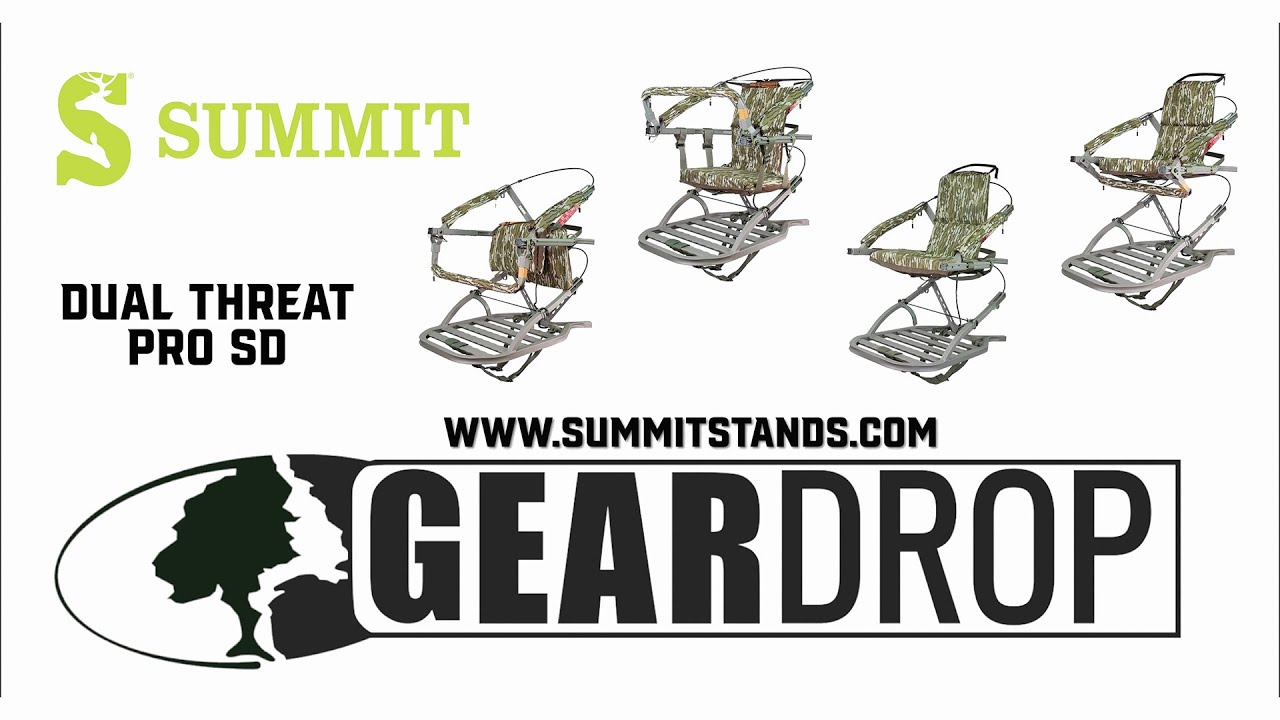 Summit Dual Threat Pro SD Climber: Versatile Treestand for Bow & Rifle ...