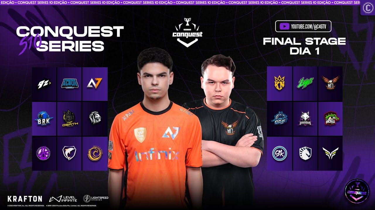 [PTBR] CONQUEST SERIES 10° EDIÇÃO | FINAIS | DIA 1/2 - YouTube