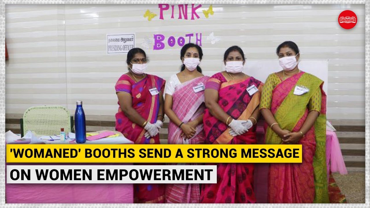 'Womaned' booths send a strong message on women empowerment - YouTube