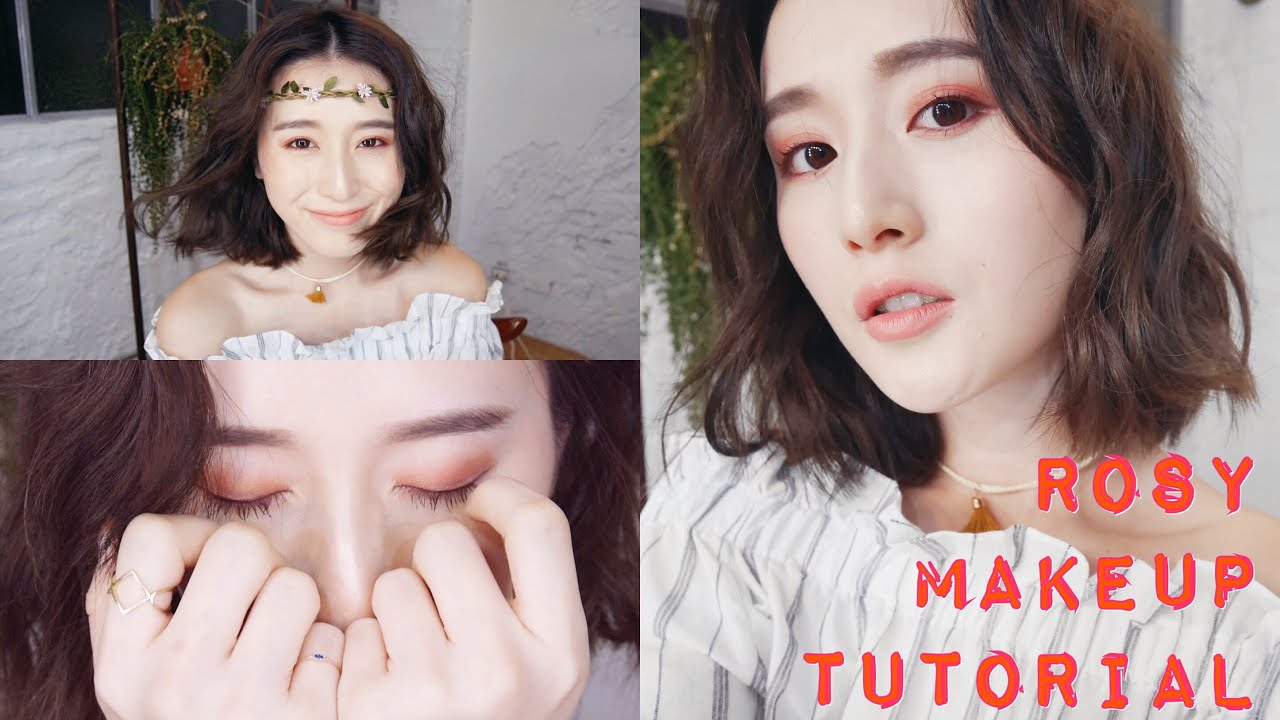 女人味滿點//乾燥玫瑰妝 ::Spring Rosy Makeup Tutorial - YouTube