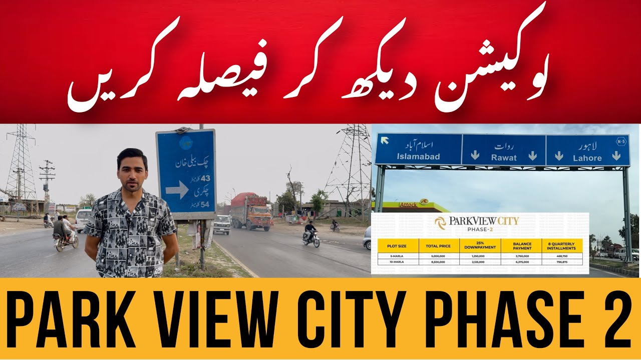 Location Park View city Phase 2 | Road Connections , Prices , NOC ...