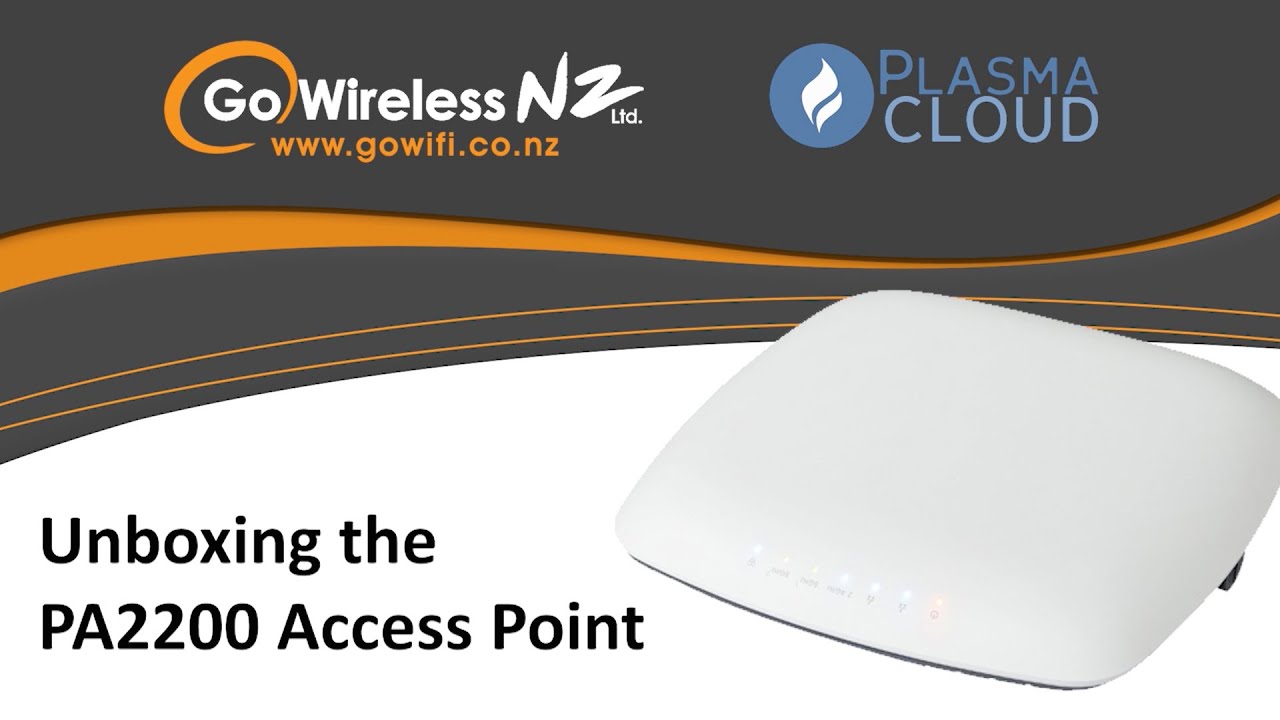 Unboxing the Plasma Cloud PA2200 Access Point - YouTube