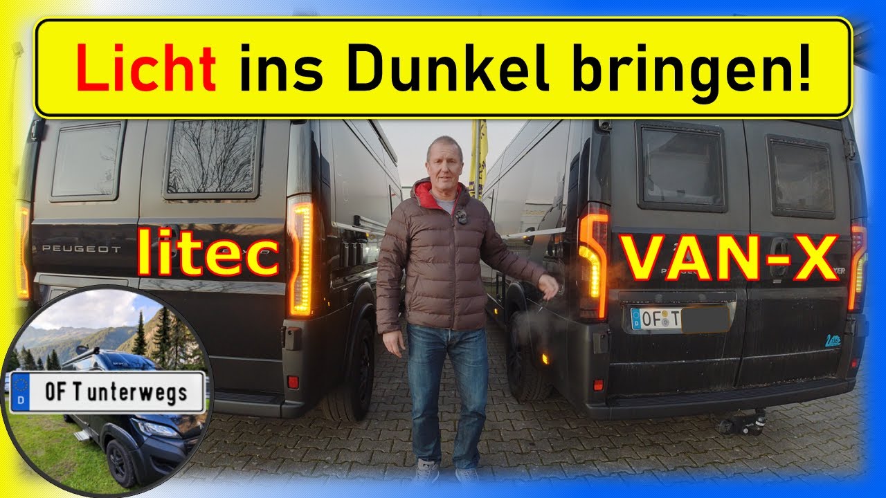 Im Vergleich! LED-Rückleuchte von litec & VAN-X für Fiat Ducato | Peugeot Boxer | Citroen Jumper ...