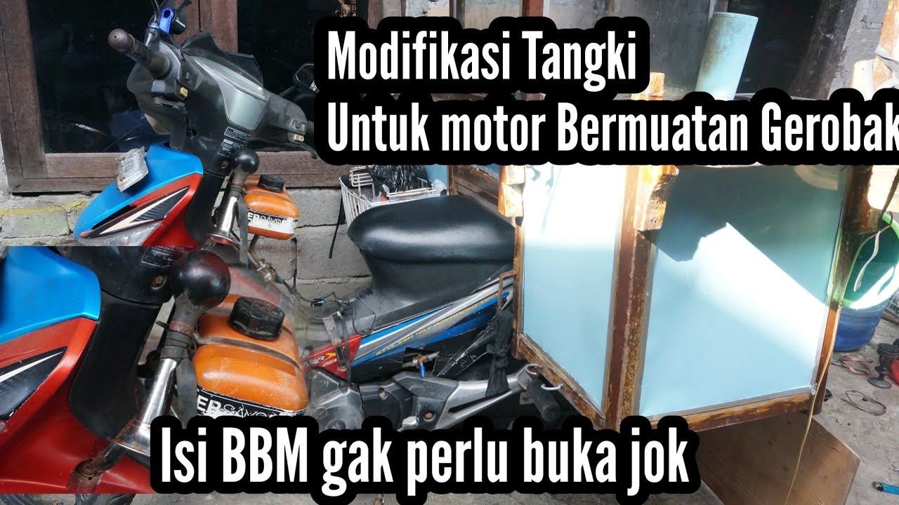 Modifikasi Tangki Motor Supra X 125 Batman,bebek tangki di depan # ...