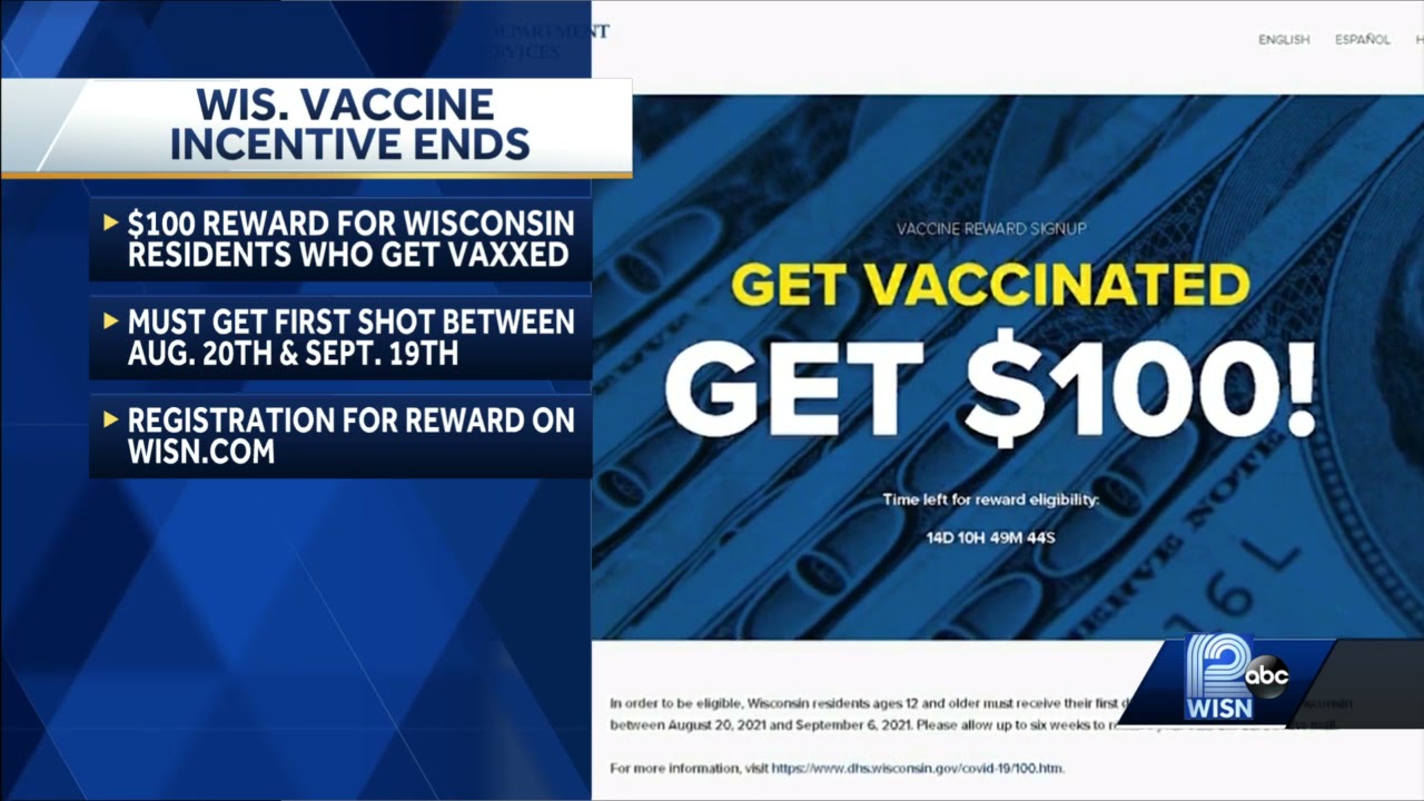 Wisconsin Vaccine Incentive - YouTube